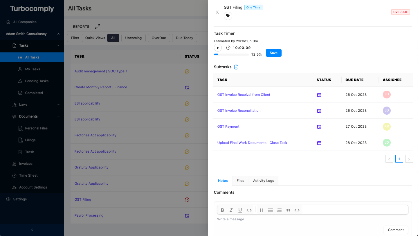 Workflow Management - TurbocomplyTurbocomply